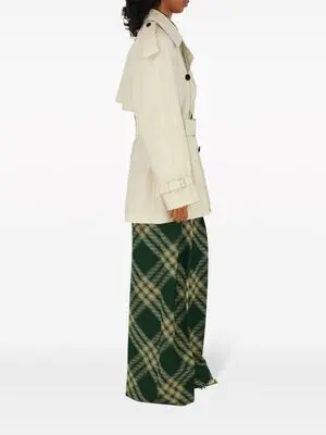 Burberry Short Belted Trench Coat