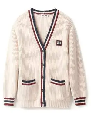 Miu Miu Striped Cardigans For Women