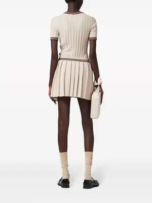 Miu Miu Logo-appliqué Cashmere Top