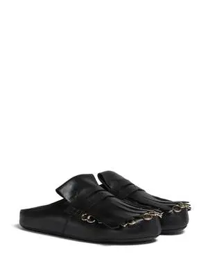 Marni Fringed Leather Sandals