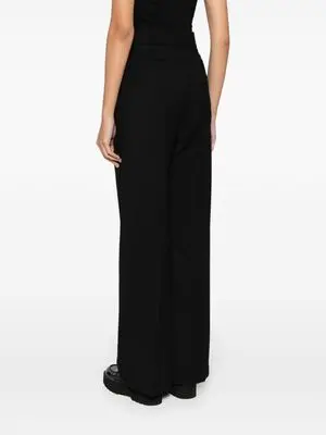 Maison Kitsuné Pleated Wool-blend Wide-leg Trousers