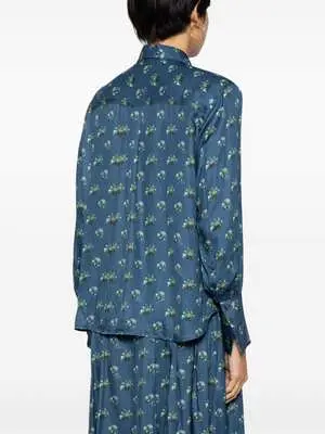 Maison Kitsuné Floral Print Shirt