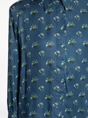 Maison Kitsuné Floral Print Shirt