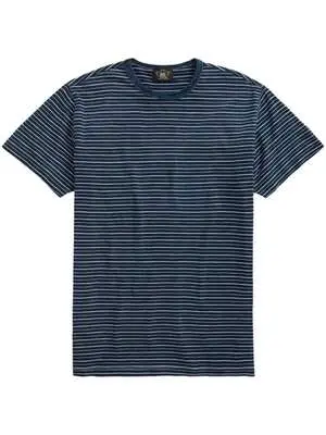 Ralph Lauren Stripe-print Cotton T-shirt - Blue