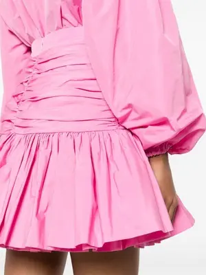 PATOU Ruffled Faille Mini Skirt