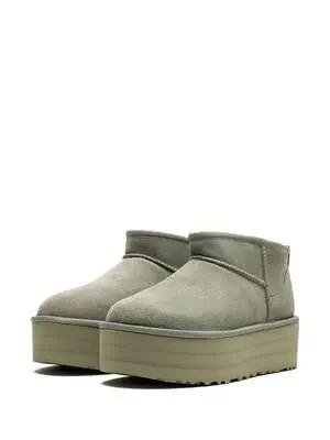 UGG Classic Ultra Mini Platform Boots - Green