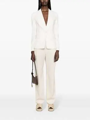 Pinko Ghera Linen-blend Blazer - White