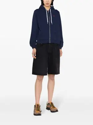 Polo Ralph Lauren Pony-embroidered Zip-up Hoodie - Blue