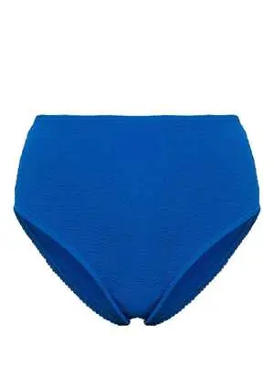Bond Eye Palmer Seersucker Bikini Bottom - Blue