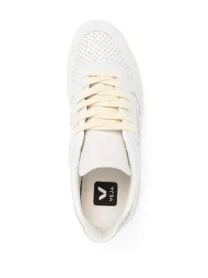 VEJA V-10 Chromefree® Leather Sneakers - Blue