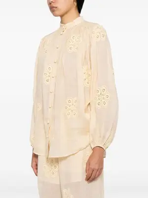 Zimmermann Acadian Floral Embroidered Blouse