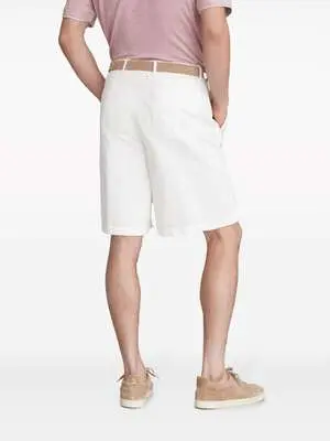 Brunello Cucinelli Button Shorts - White