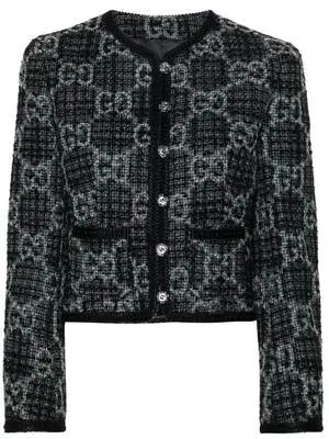 GUCCI Gucci GG-Pattern Tweed Jacket