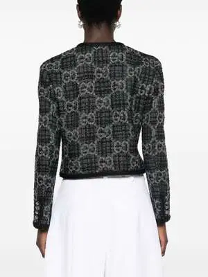 Gucci Gg-pattern Tweed Jacket