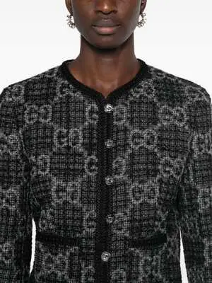 Gucci Gg-pattern Tweed Jacket