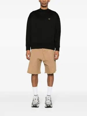 Palm Angels Logo-plaque Cotton Sweatshirt