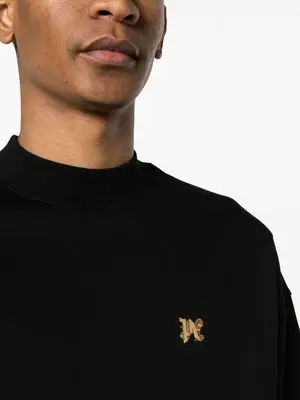 Palm Angels Logo-plaque Cotton Sweatshirt