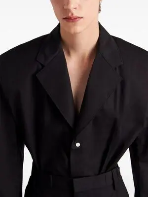 Prada Single-breasted Cotton Blazer