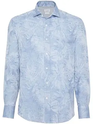 Brunello Cucinelli Palm Springs-jacquard Shirt
