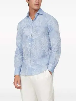 Brunello Cucinelli Palm Springs-jacquard Shirt