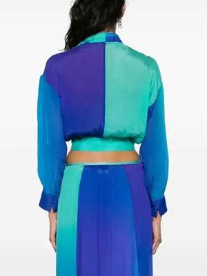 FORTE_FORTE Ombré Effect Silk Blouse