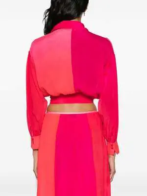 FORTE_FORTE Tie-fastening Silk Blouse