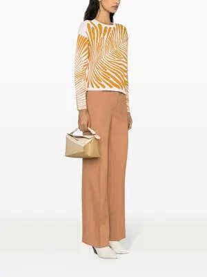 FORTE_FORTE Patterned Jacquard Jumper