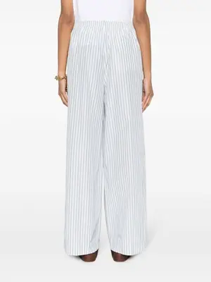 FORTE_FORTE Wide-leg Striped Trousers