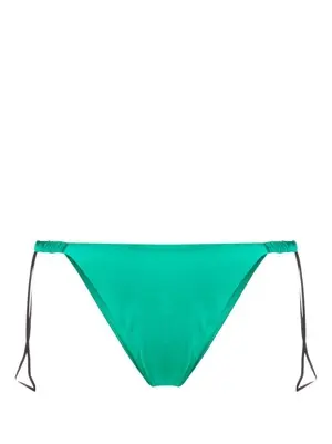 FORTE_FORTE High-cut Satin Briefs - Green