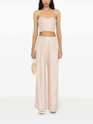 FORTE_FORTE Strapless Bustier Crop Top