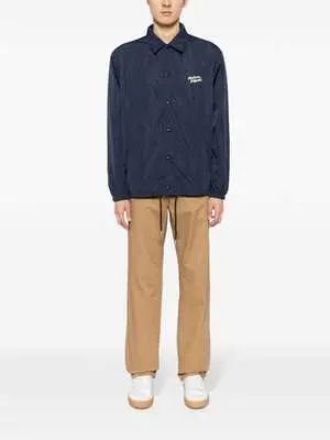 Maison Kitsuné Mid-rise Straight-leg Trousers