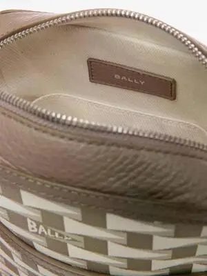 Bally Logo-print Zipped Messenger Bag
