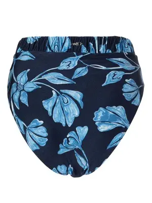 PatBO Nightflower Floral-print Bikini Briefs