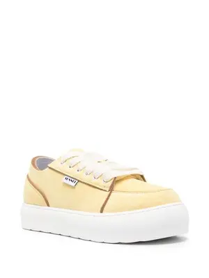 Sunnei Dreamy Suede Sneakers - Yellow