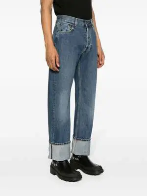 Alexander McQueen Turn-up Straight-leg Jeans
