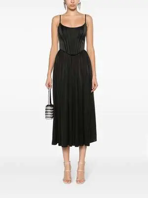 Zimmermann Corset Silk Midi Dress