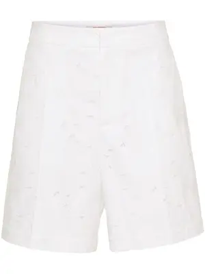 Valentino Garavani San Gallo Bermuda Shorts - White