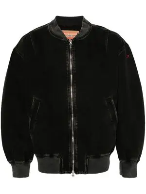 DIESEL® D-vinz Denim Bomber Jacket