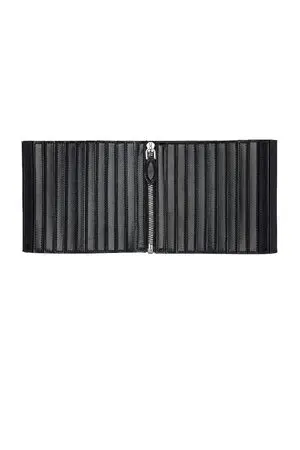 Alaïa Striped Corset Belt - Noir