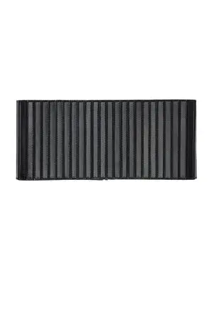 Alaïa Striped Corset Belt - Noir
