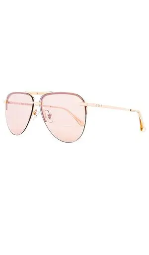DIFF EYEWEAR Tahoe Sunglasses - Gold & Honey Crystal Flash