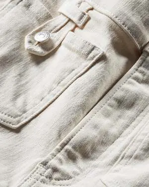 Veronica Beard Carson Patch-pocket Kick-flare Jean