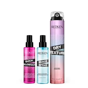 REDKEN Hello Beach Babe Set: Products For Beachy Waves - One-color