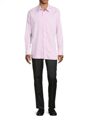 Emporio Armani Cotton Button-front Shirt Pink