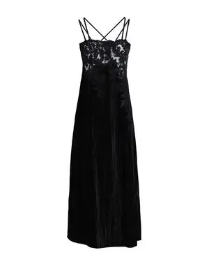 Topshop Velvet Lace Trim Maxi Dress