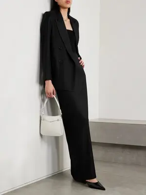 BEARE PARK Wool-twill Maxi Skirt