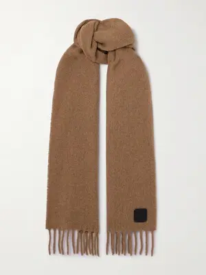 TOTEME Fringed Alpaca-blend Scarf
