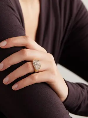 ANITA KO Hive 18-karat Diamond Ring