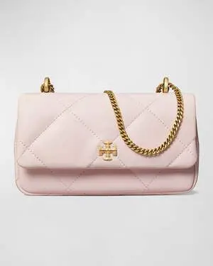Tory Burch Tory Burch Kira Mini Diamond Quilted Shoulder Bag - Rose Salt