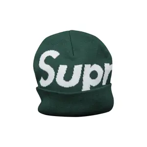 Supreme Supreme Big Logo Beanie Green